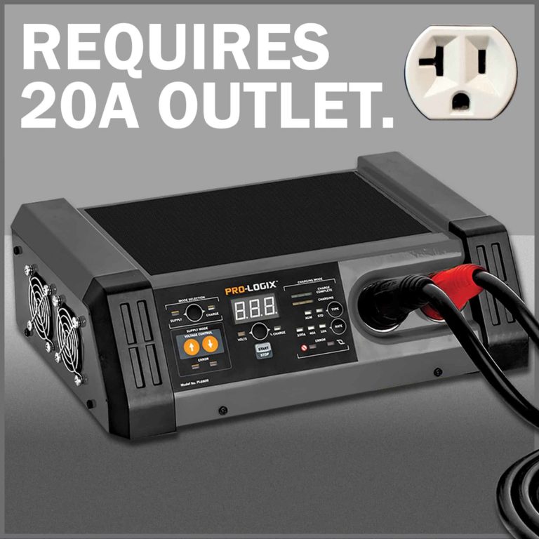 12 Volt 100A Flashing Power Supply and 100/40/10A Fleet Battery Charger ...