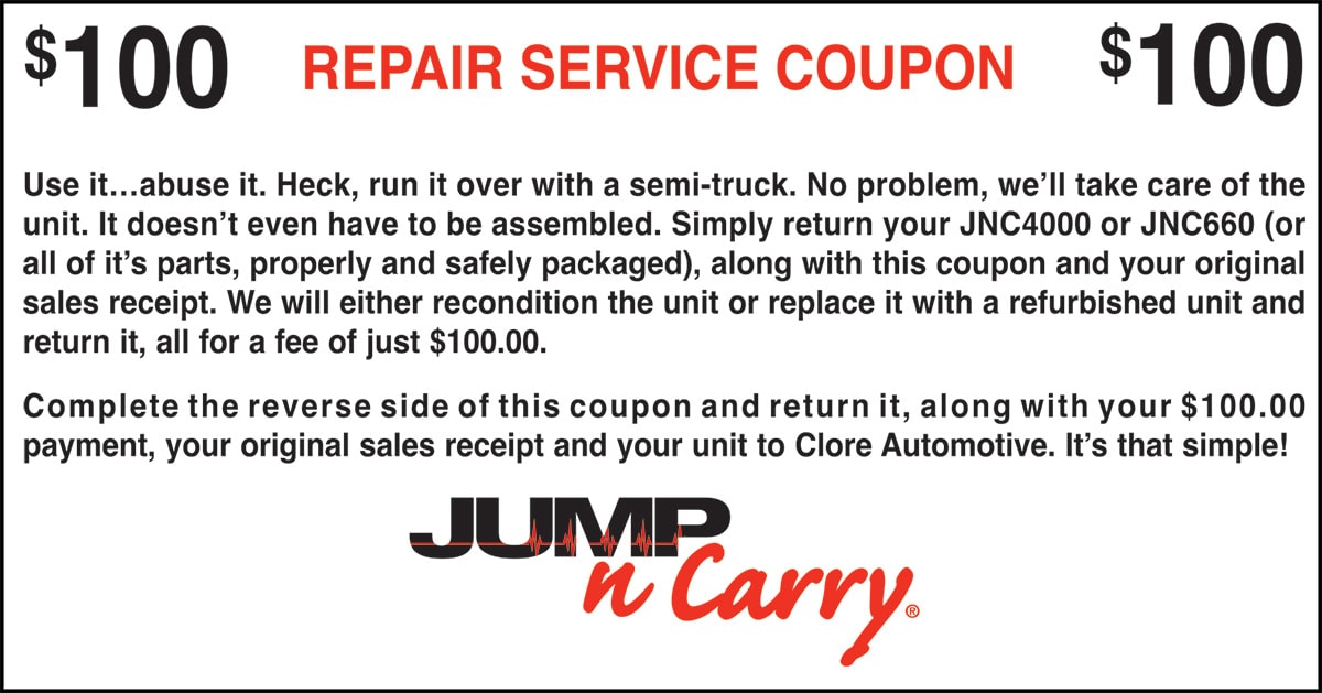 Powersports Heavy Hitter with Jump-N-Carry JNC660 Jump Box